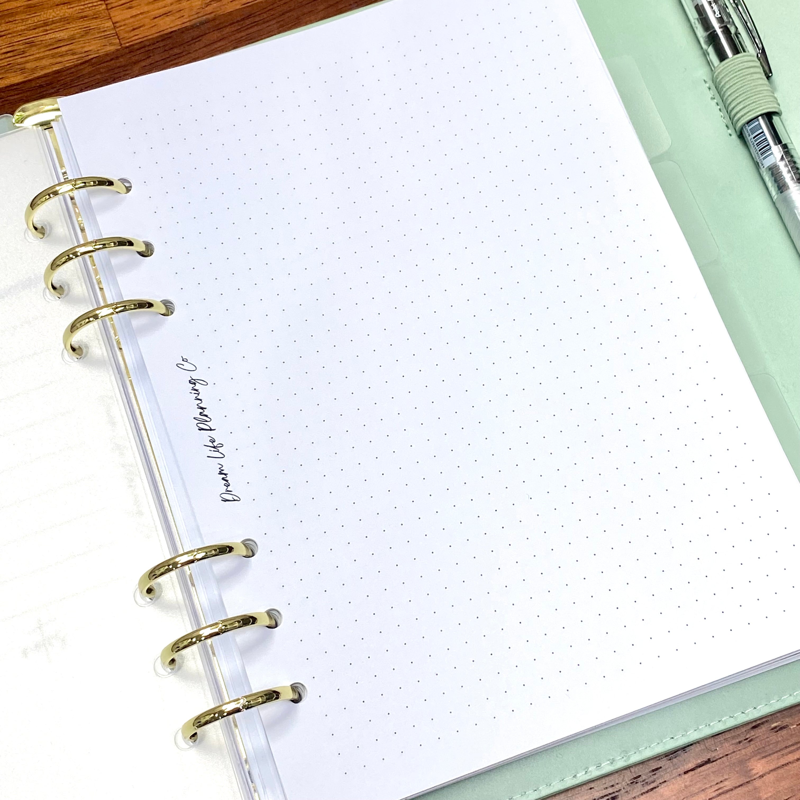 Dot Grid Paper A5 Inserts – Dream Life Planning Co
