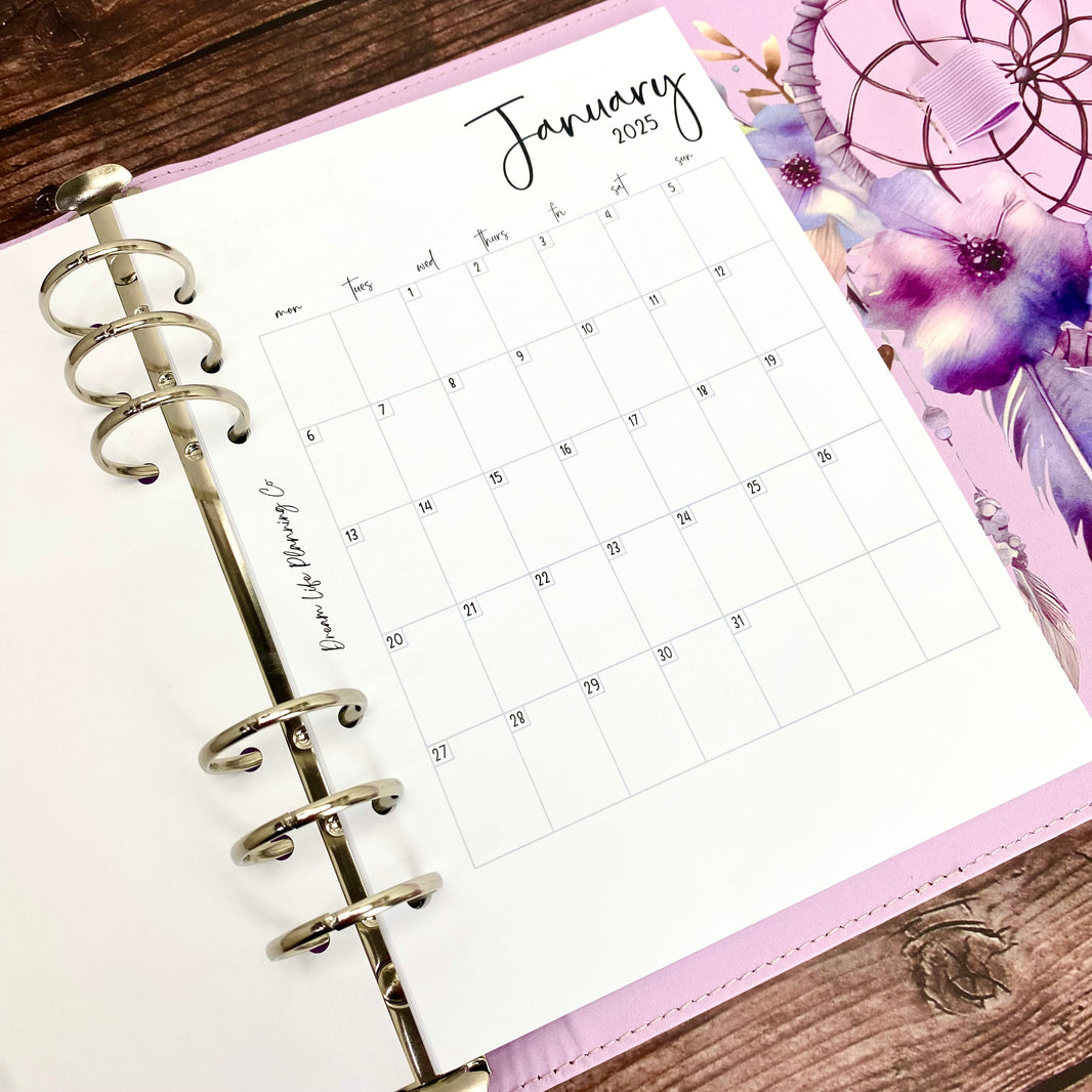 A5 Planner Insert Pages, Planner Refills & 6 Ring Diary Pages – Dream ...