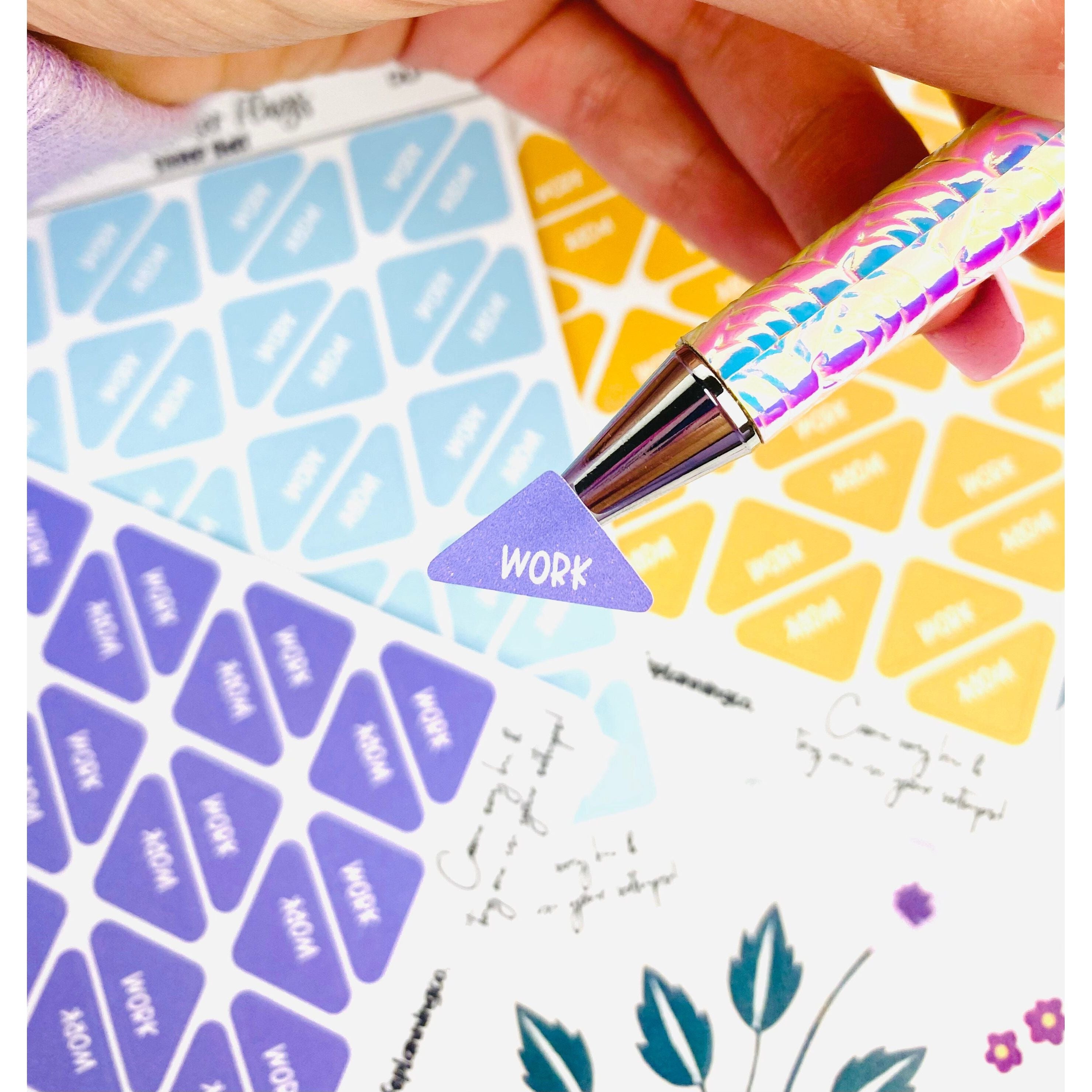 Corner Work Stickers | Work Stickers | Bullet Journal Stickers | Plann ...